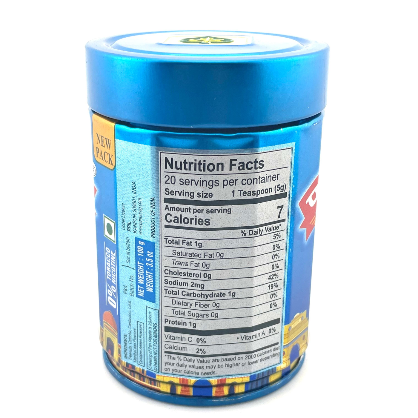 Supreme Pan Parag – Export Quality Pan Masala, 100g per Can – GutkhaUSA